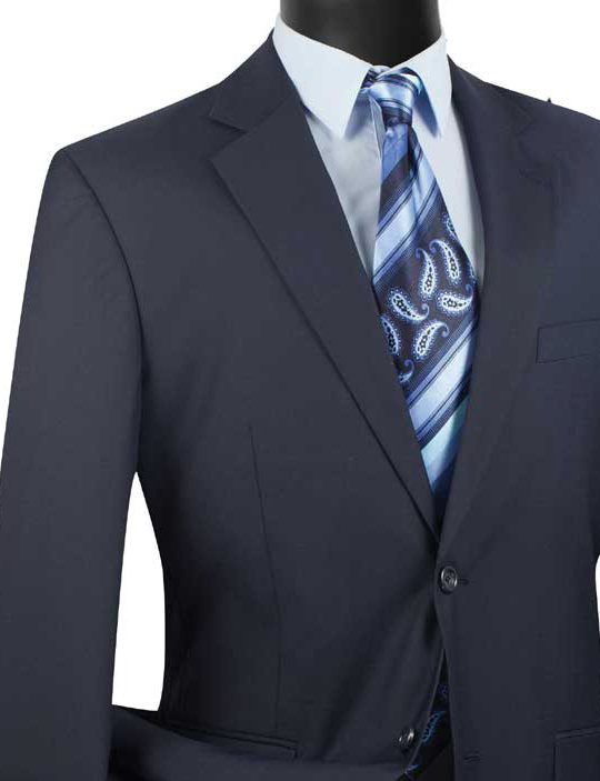 Single Breasted Regular Fit Executive Two Piece Two Button Suit by Vin ...